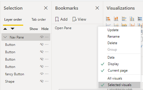 Custom Collapsing Report Navigation Pane | Alluring Analytics
